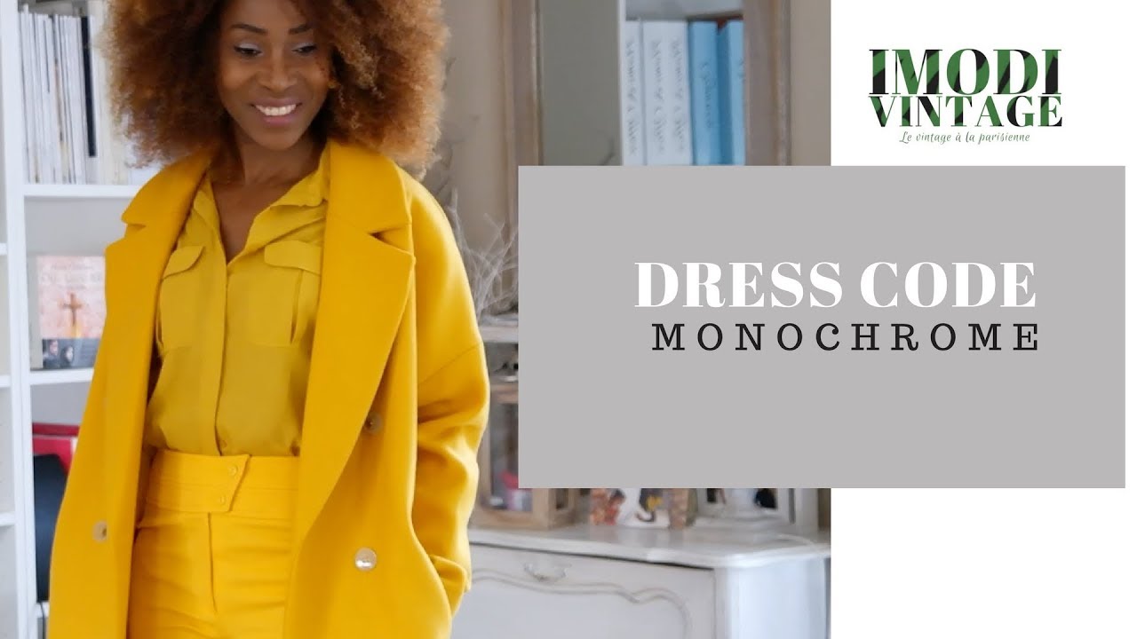 DRESS CODE LOOK MONOCHROME - YouTube