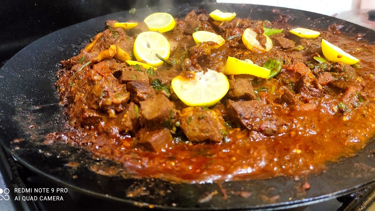 Tawa Kaleji Recipe|Nusrat Kitchen - YouTube
