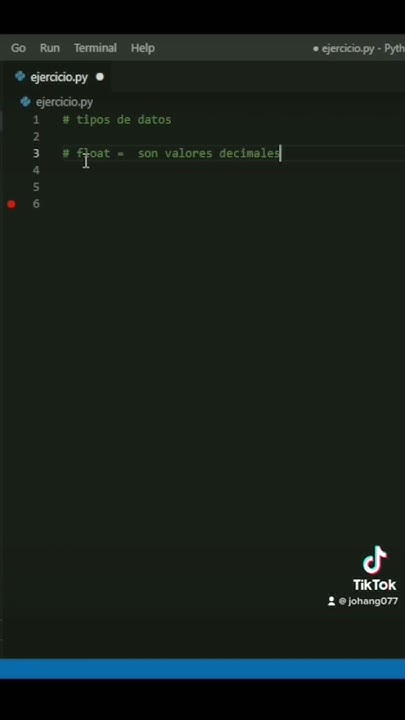 Tipos de datos en programacion! Prt4 🐍 - YouTube