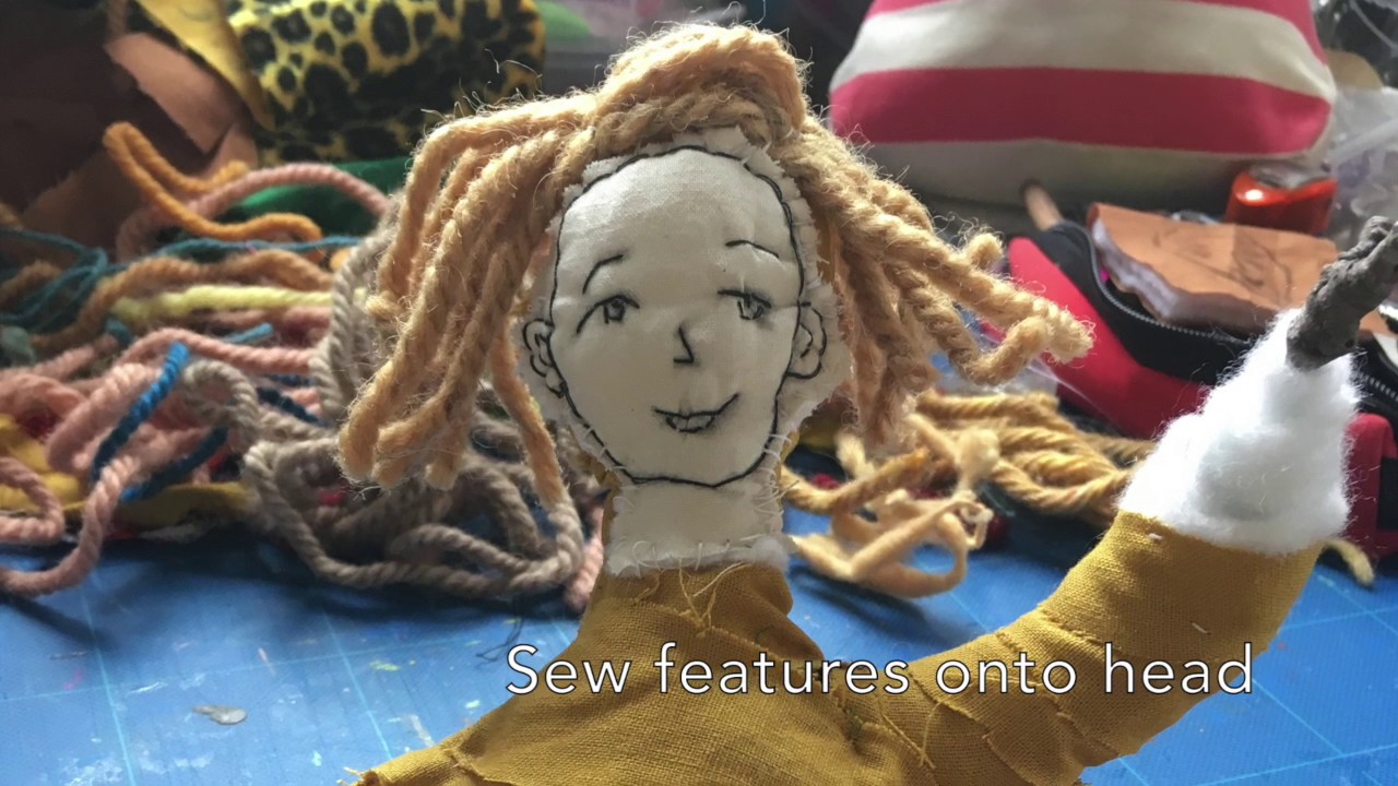 Step by Step how to make a stick flip doll - YouTube