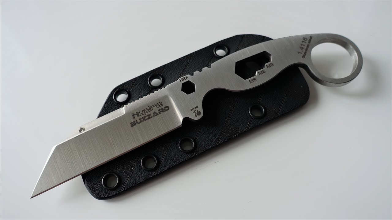 Hydra Knives " Buzzard " Tactical - Neckknife / Tool / 1.4116 Steel ...