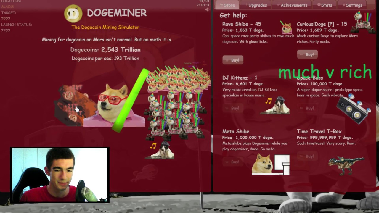 Dogeminer (Doge Clicker) [PL] #3- Oświeciło mnie na Marsie - YouTube