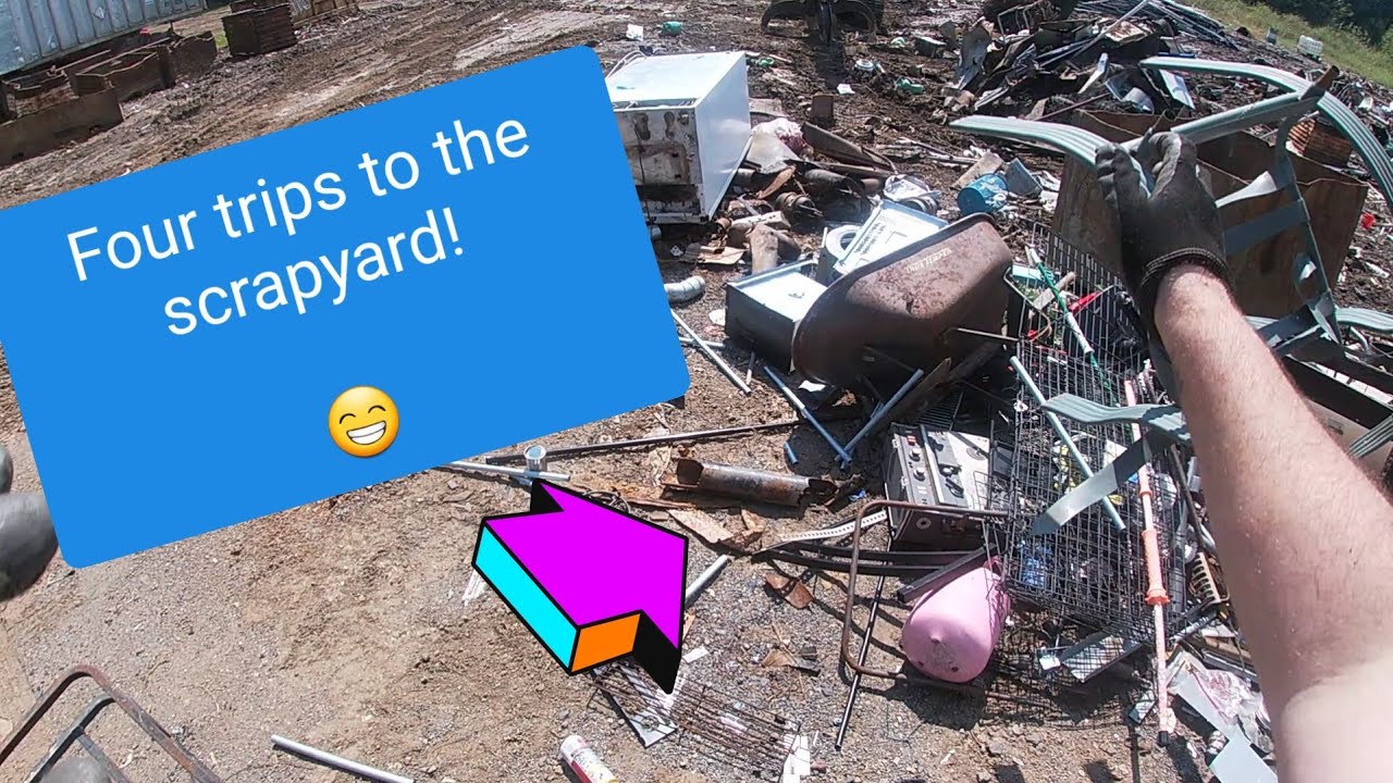 Hauling off all my SCRAP from the month! 🤑 - YouTube