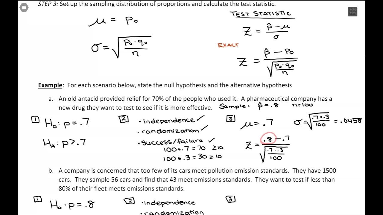 Sampling Distribution Set Up - YouTube