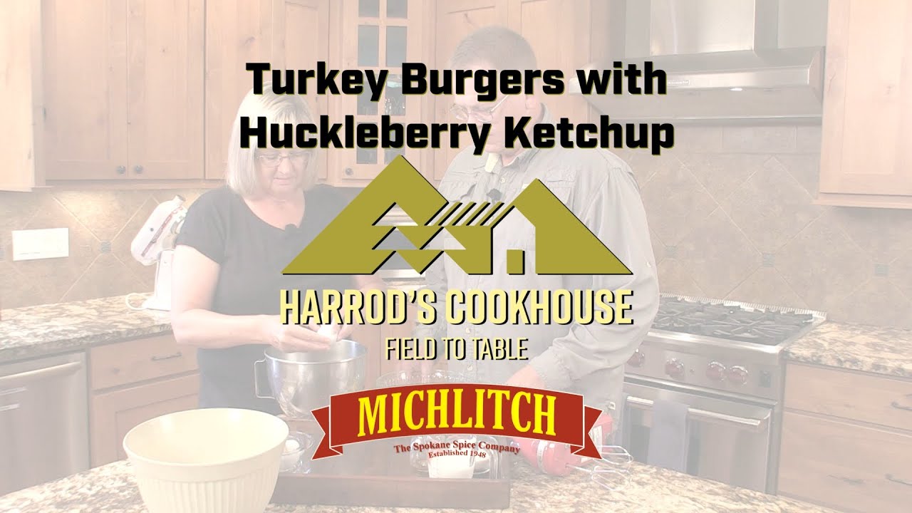 Turkey Burgers with Huckleberry Ketchup - YouTube