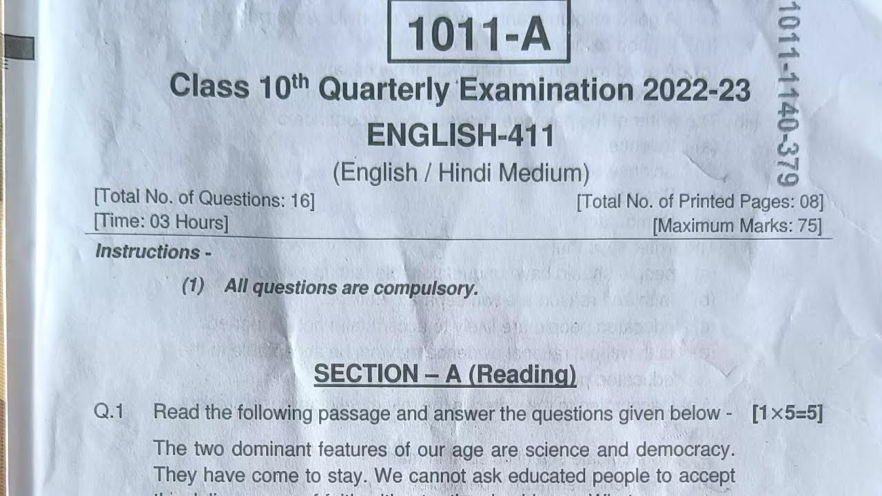 Solution Of English Paper Of Class 10th Quarterly Exam 2022 23 full solution-of-english-paper-of-class-10th-quarterly-exam-2022-23-full