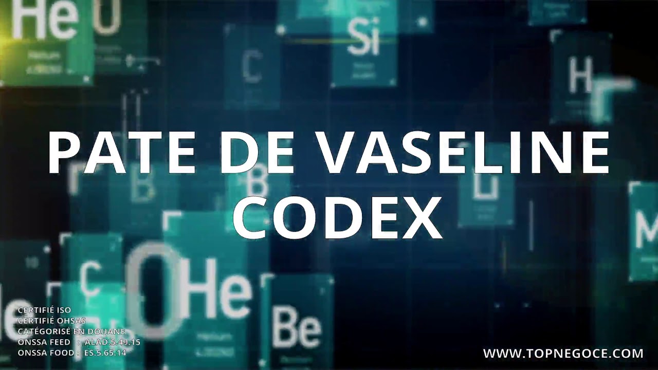 pate de vaseline codex - YouTube