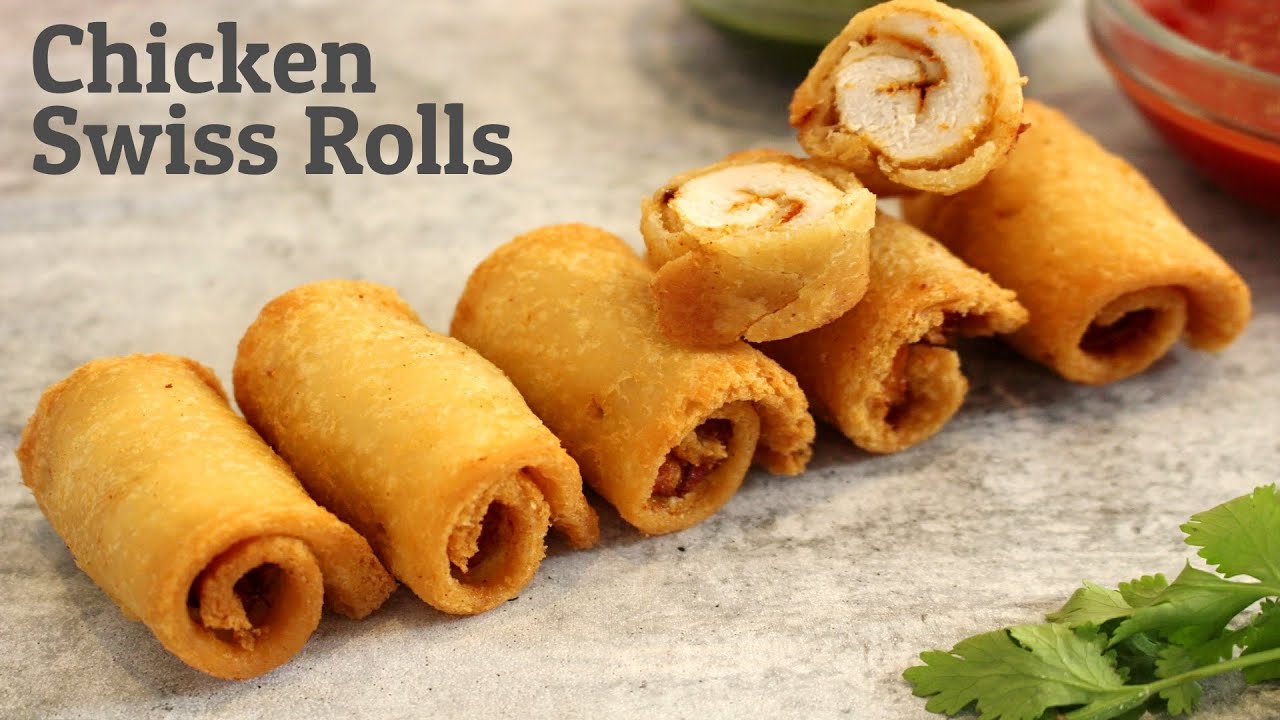 chicken swiss roll | bread chicken swiss roll | ramadan recipe | swiss ...