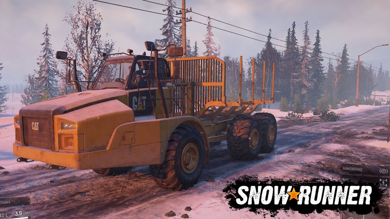 ️ SnowRunner 🔥 CAT 745C Gameplay | along with fuel tank 🚚 - YouTube