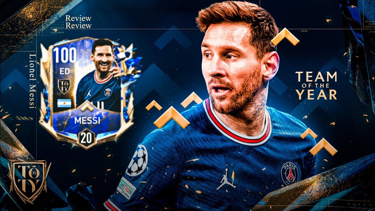 REVIEW DE MESSI 100 TOTY | FIFA MOBILE 22 - YouTube