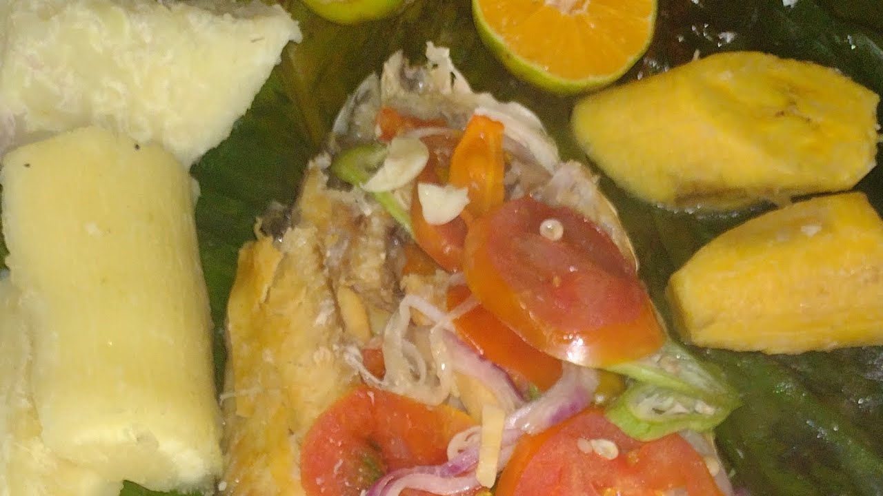 como preparar una viuda de pescado salado - YouTube