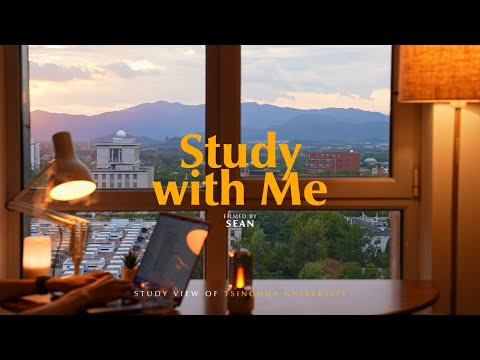 2-Hour Study with Me / Tsinghua University at Dusk 🌇 / Pomodoro 50-10 / Relaxing Lo-Fi / Day 172