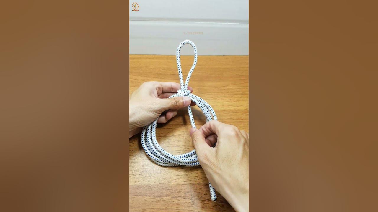 How to coil rope neatly - YouTube