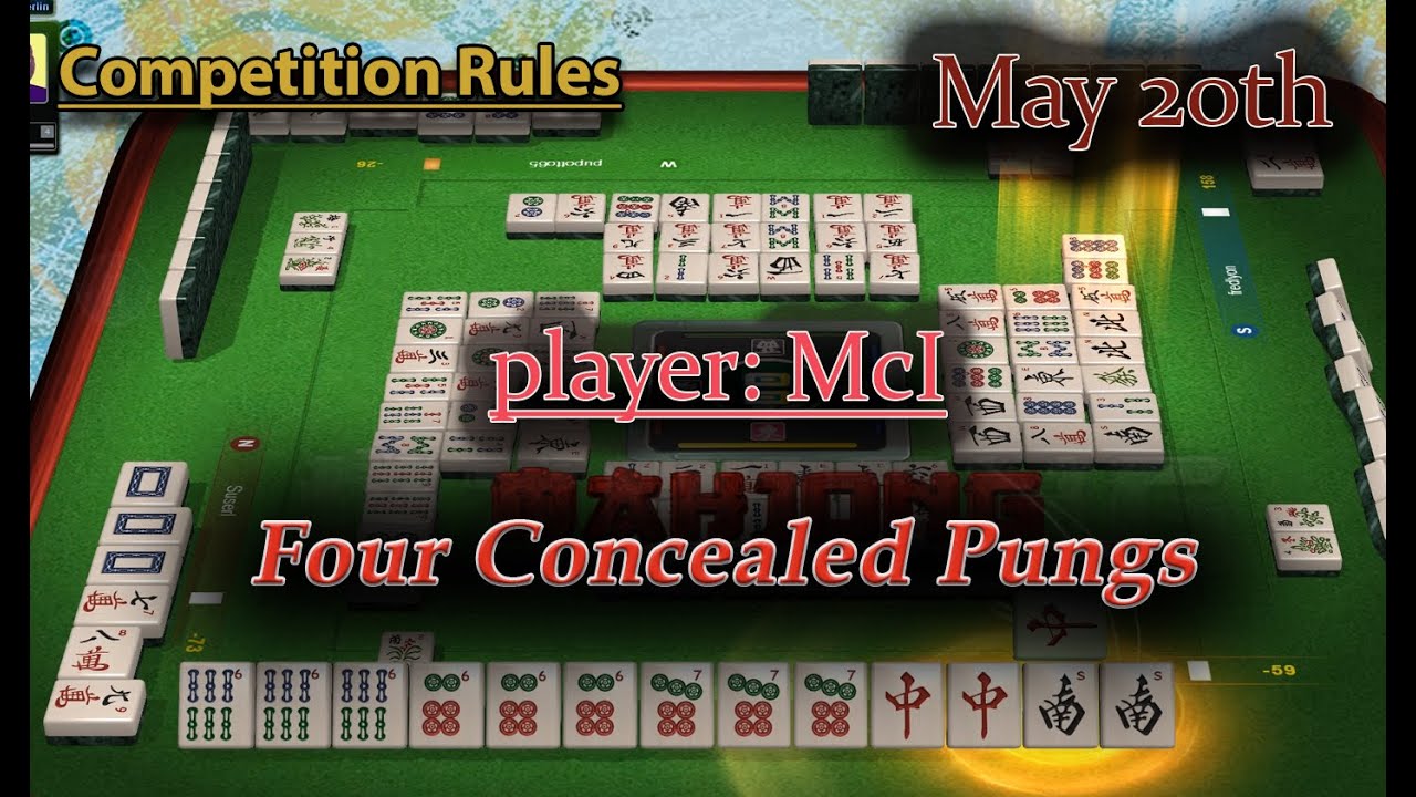 Mcr Hand Of The Week May 20th 2021 Four Concealed Pungs Worth 270 Points Youtube