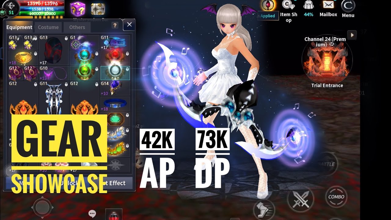 Cabal Mobile PH - Gear Showcase [FA] 42k AP/ 73k DP - YouTube