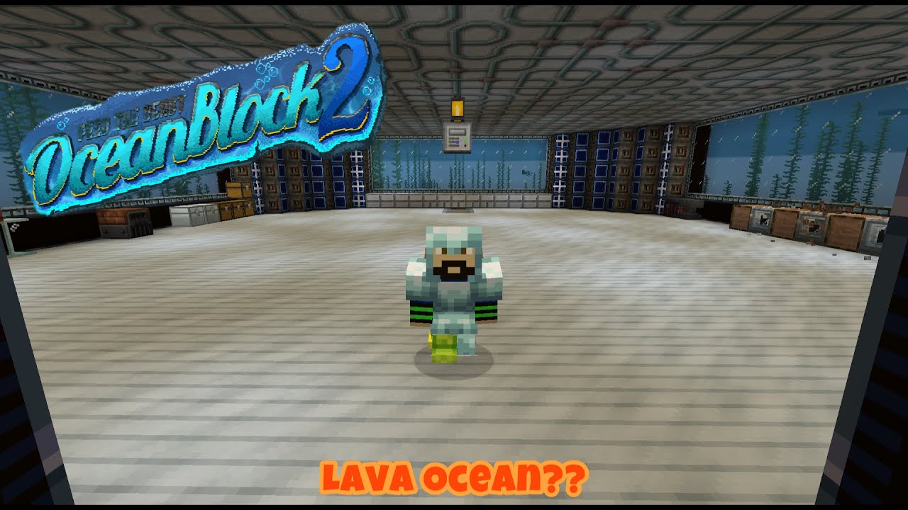 FTB Oceanblock 2! Let's Play - Day 2: Going to the NETHER!!! - YouTube
