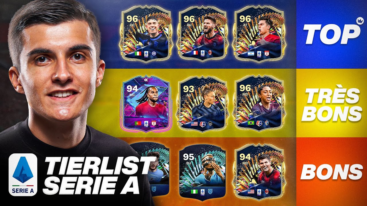 LA TIERLIST DE LA TOTS SERIE A & DE LA NWSL SUR FC 24 ! - YouTube