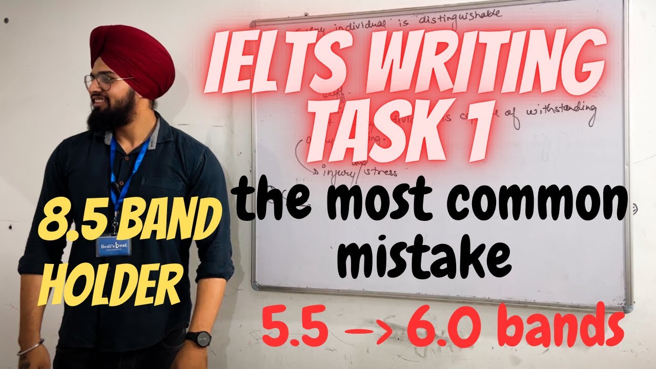 Avoid this common mistake in IELTS WRITING TASK 1 - YouTube