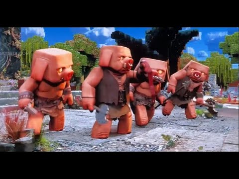 A Minecraft movie CGI glitches - YouTube