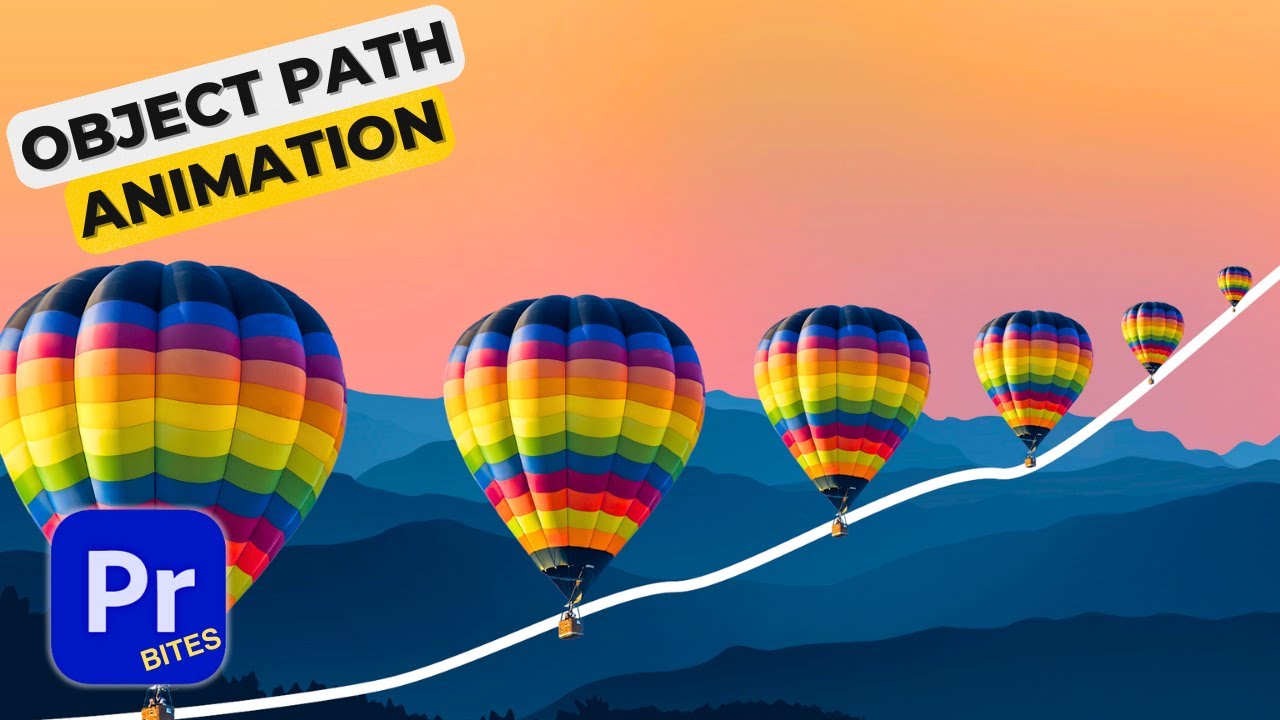 How to make OBJECTS PATH ANIMATION in Premiere Pro - YouTube