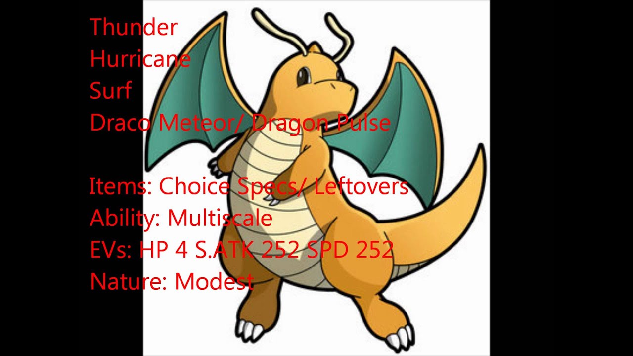 Moveset: Rain Team Dragonite - YouTube