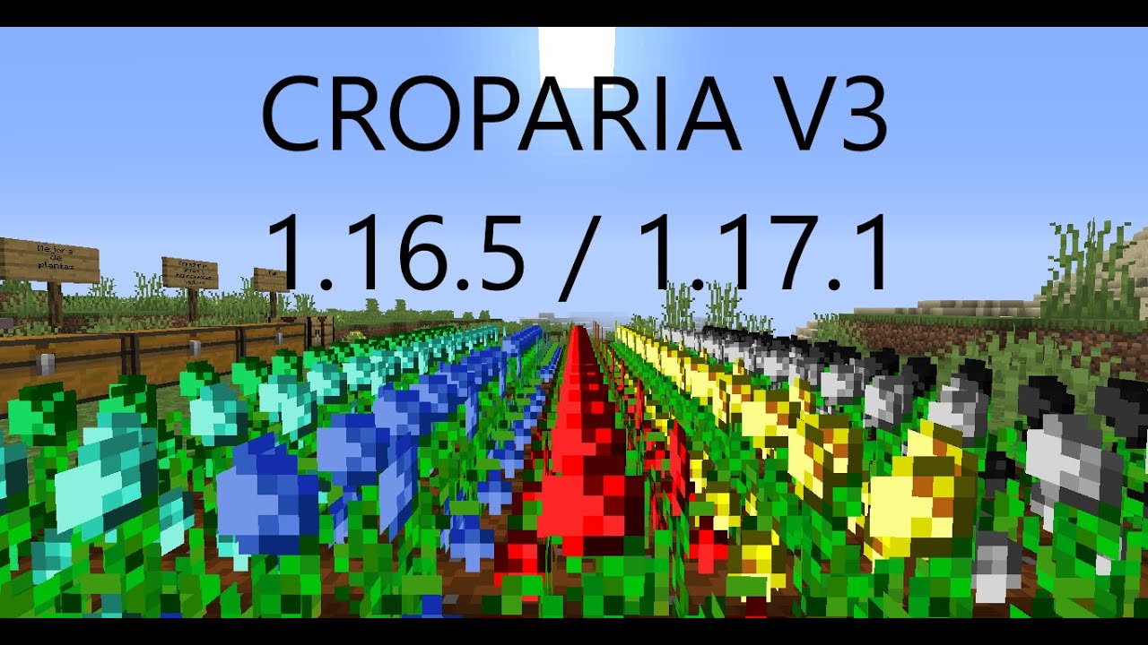 REVIEW CROPARIA V3 1.16.5 / 1.17.1 En Español Parte 1/2 Lo Basico - YouTube