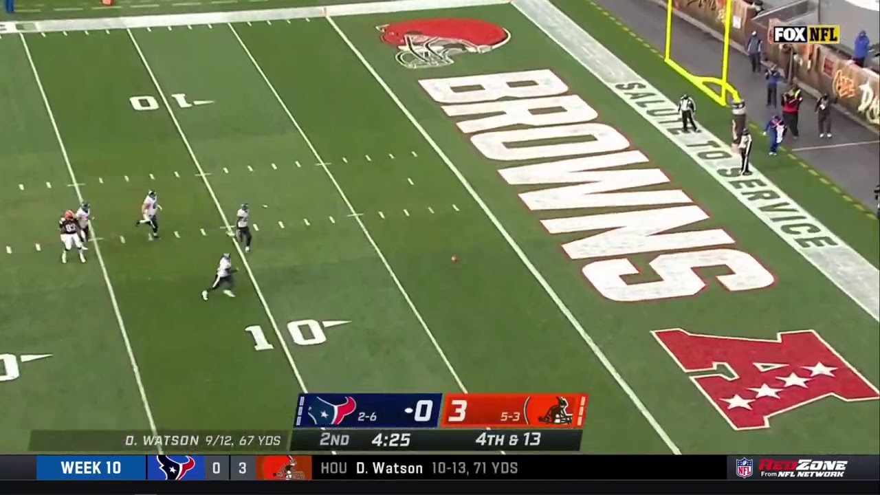 Texans Fake Field Goal Turns Into Punt | NFL Week 10 - YouTube