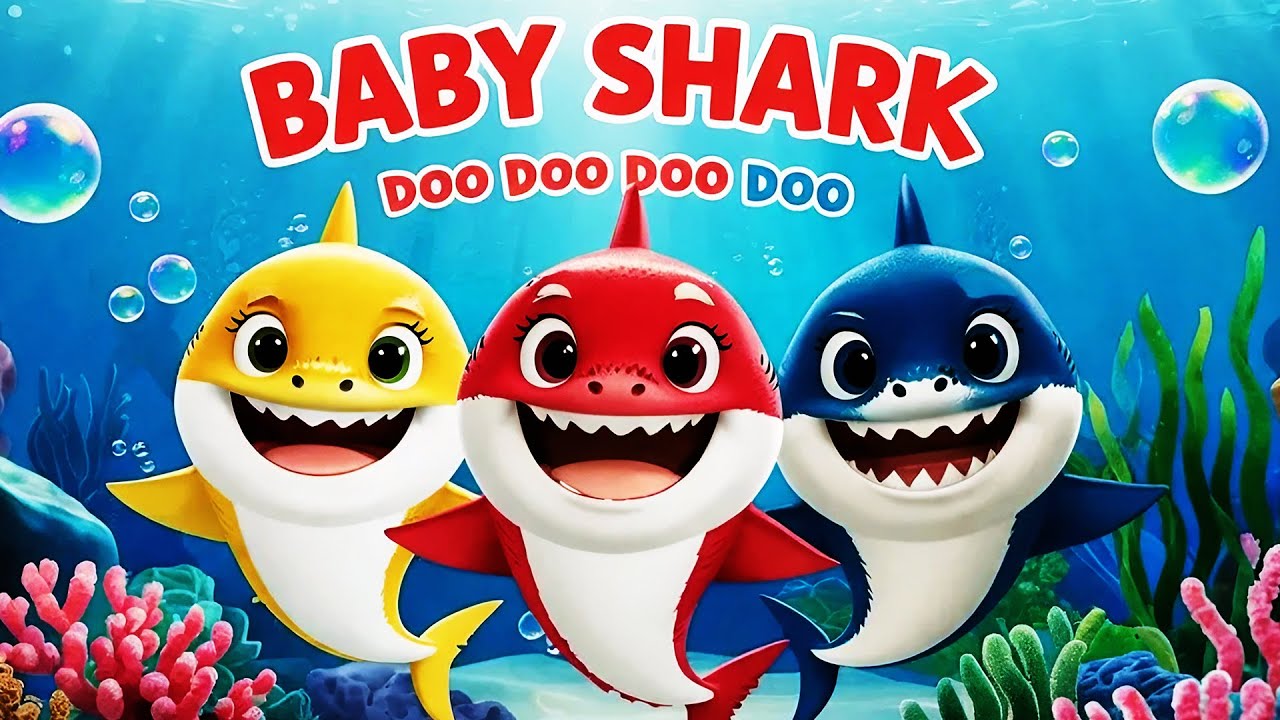 Baby Shark Doo Doo Doo | Fun & Bubbly Nursery Rhymes - YouTube