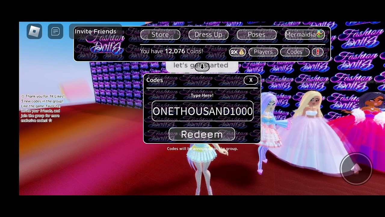 codes for glamour dolls - YouTube