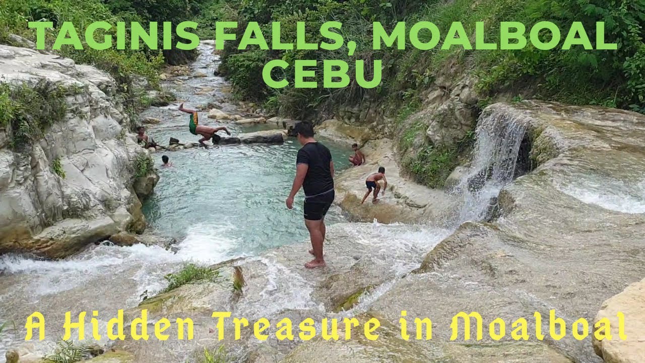 Taginis Falls, Moalboal Cebu - YouTube