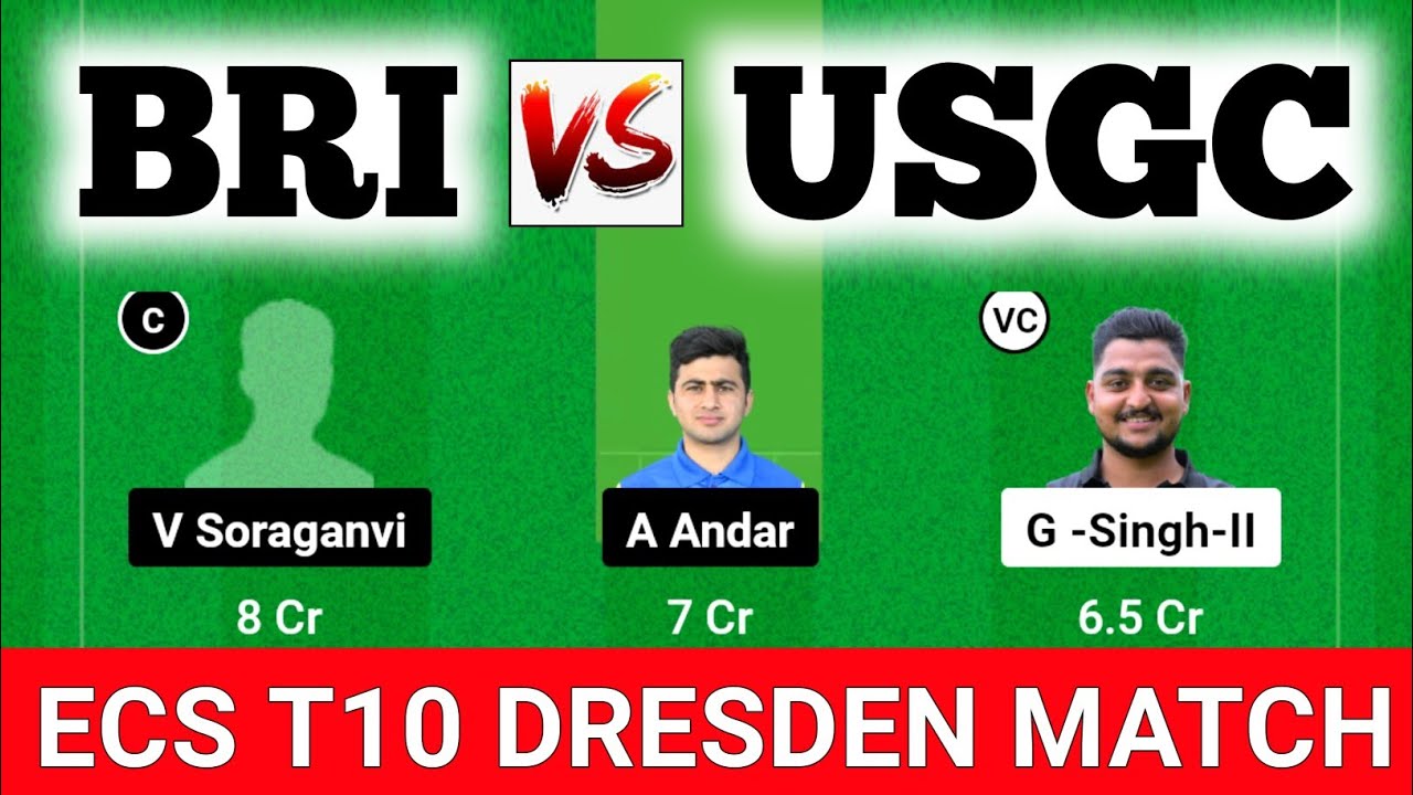 BRI vs USGC Dream11 prediction, BRI vs USGC Dream11, BRI vs USGC ...