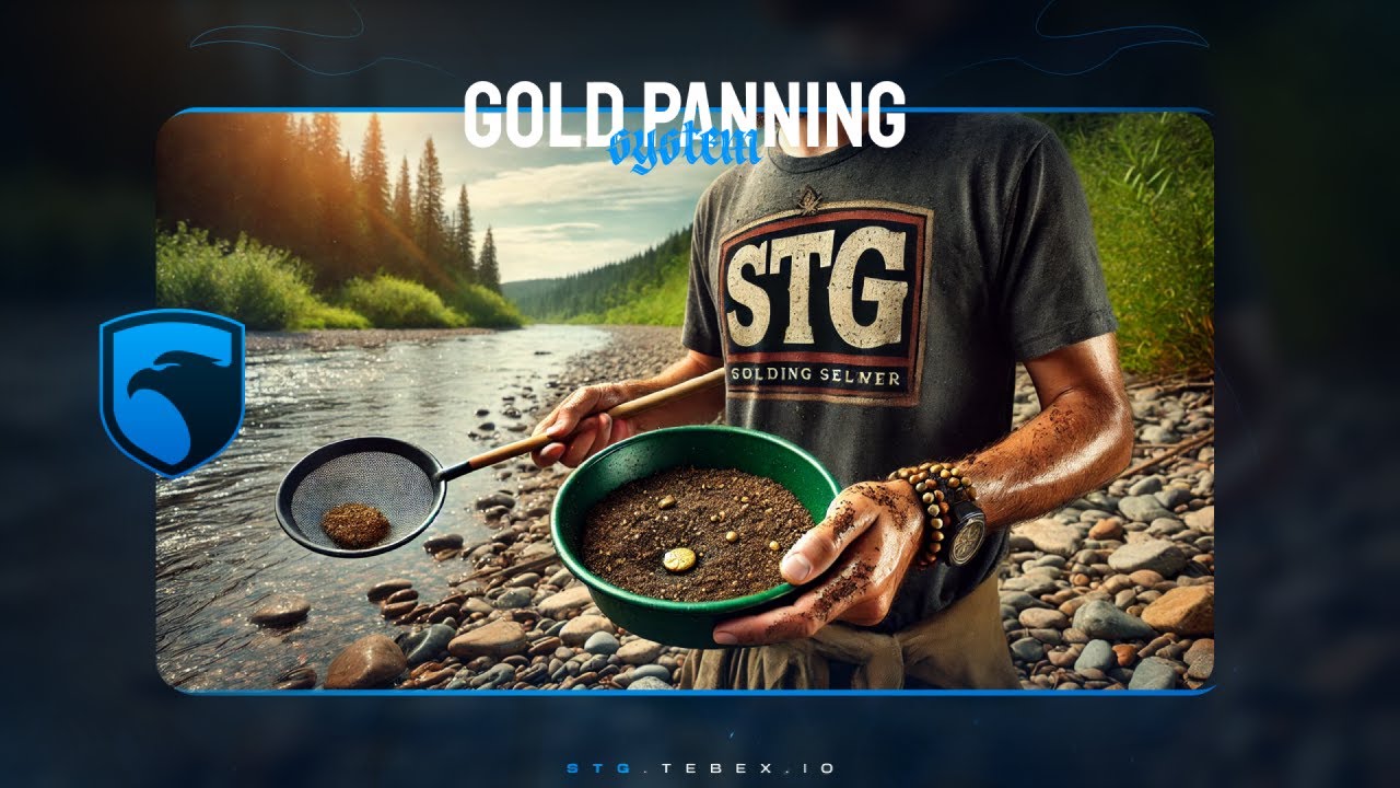 FiveM Script | Gold Panning | [ESX, QBox, QBCore] | STG Scripts - YouTube
