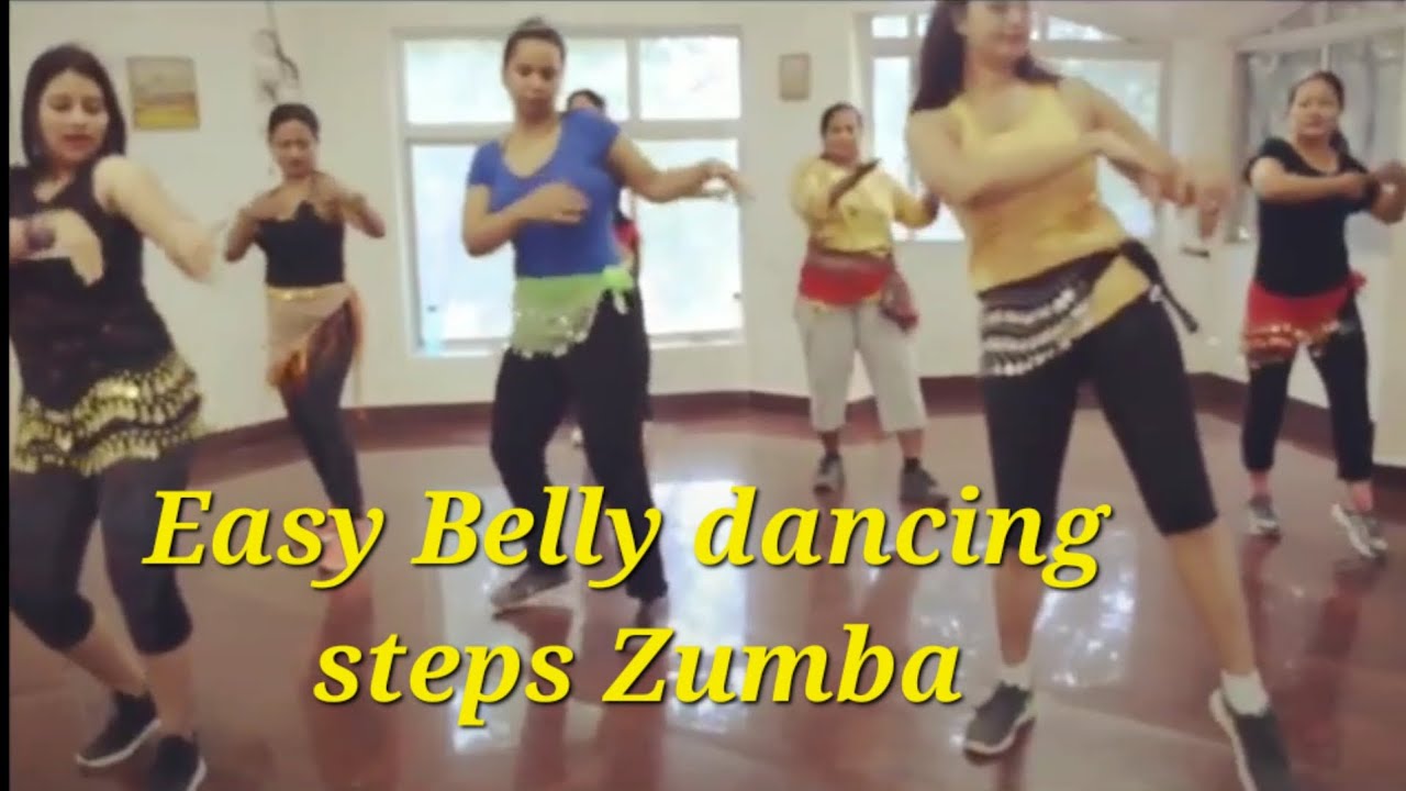 Easy Belly dancing steps Zumba on 'Mashalla' - YouTube
