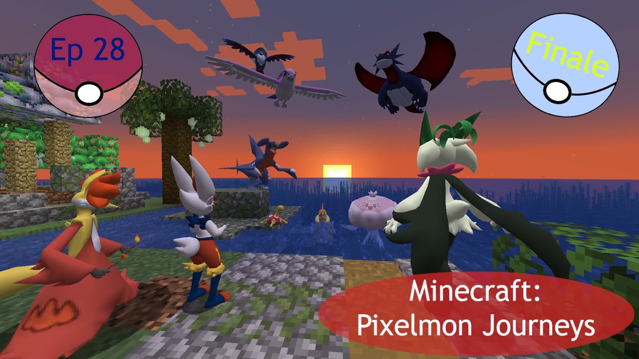 Minecraft: Pixelmon Journey Episode 28 (Finale!, The Sun Sets on this ...