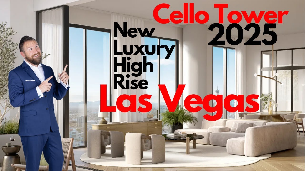 New Las Vegas High Rise Condo Community Cello Towers Sales Center and ...