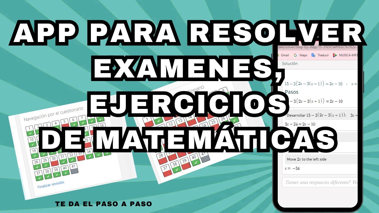 ESTA ES LA MEJOR APP PARA RESOLVER PROBLEMAS DE #MATEMÁTICAS |con paso ...