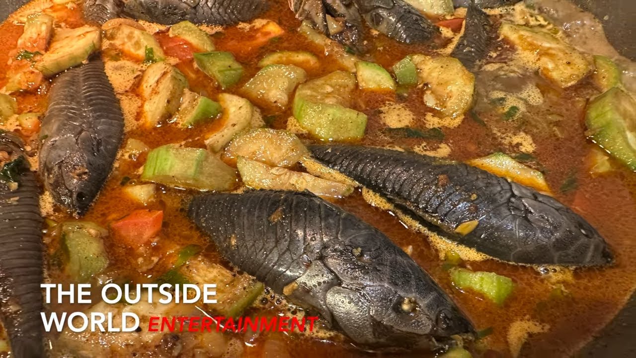 Cooking Hassar and Nenwa a Guyanese Delicacy- Nenwa is a Wild Vegetable ...