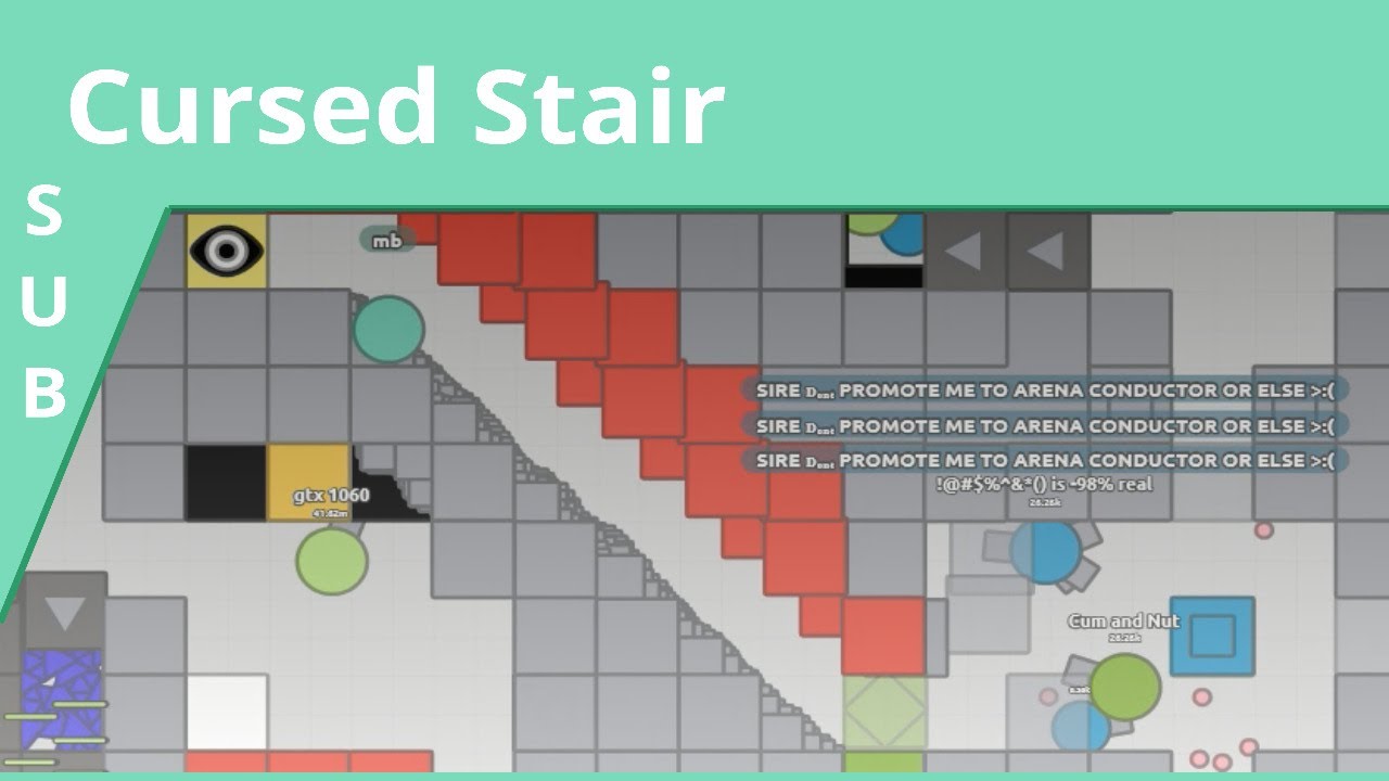 Cursed stair | arras.io #wpd - YouTube