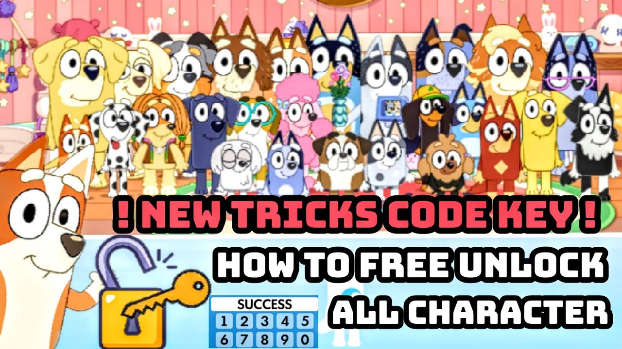 Bluey The Videogame New Tricks Code Key How To Free Unlock All ...
