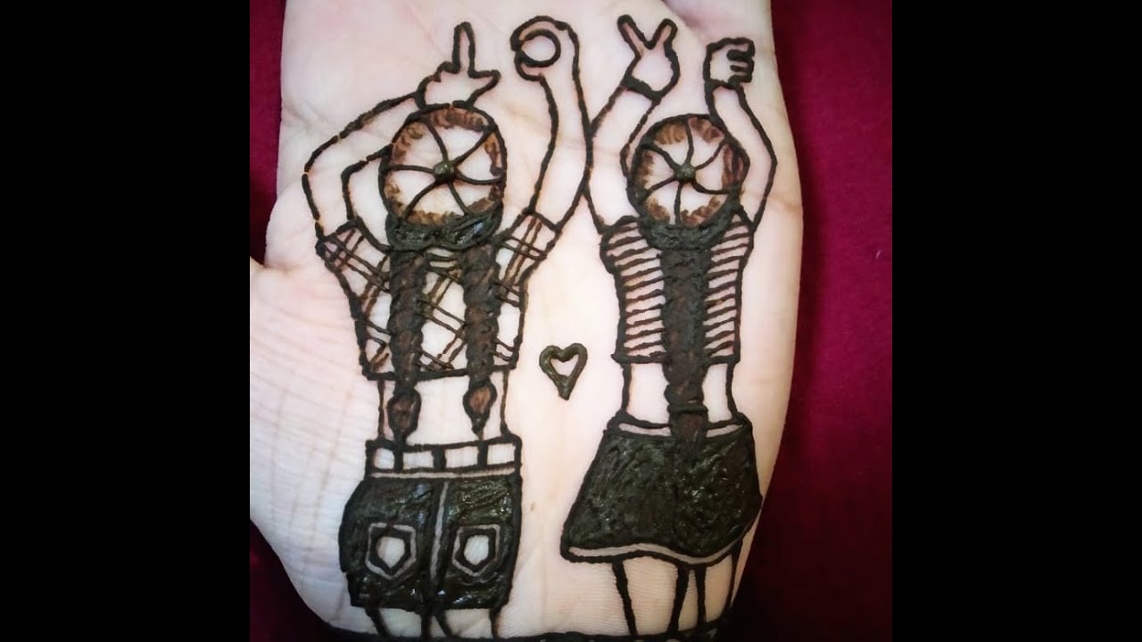 Friendship mehandi design - YouTube