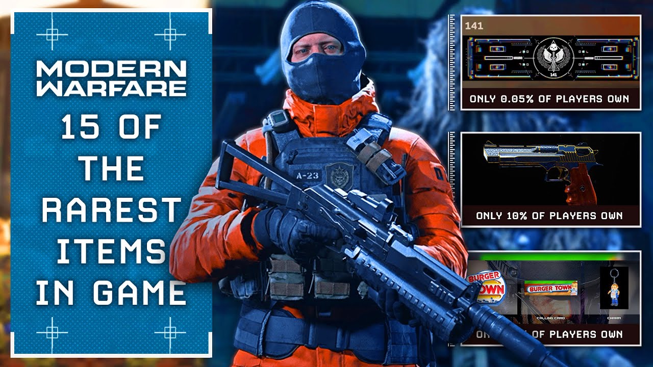Modern Warfare: 15 of the *RAREST ITEMS* in Game (COD MW Secrets) - YouTube