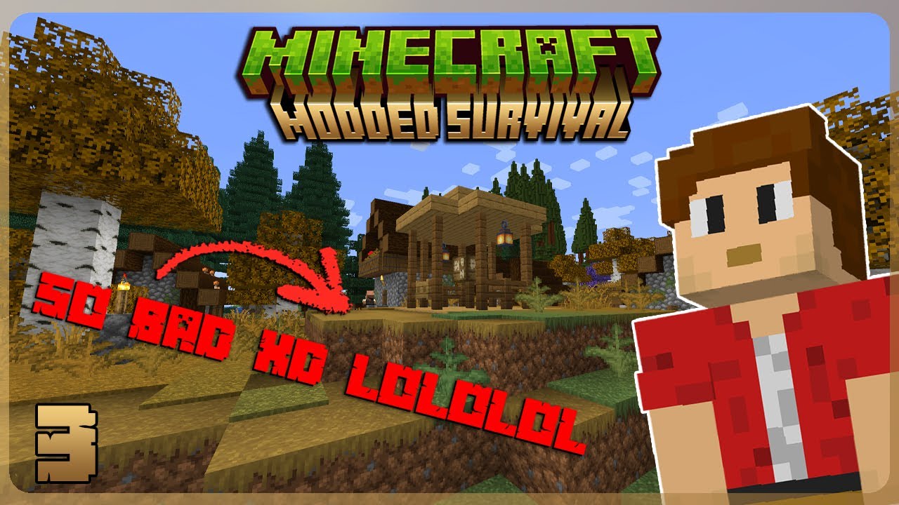 This is the Worst Minecraft Modded Village of All Time 🧨 | Minecraft ...