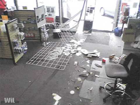 Car crashes into store! - YouTube