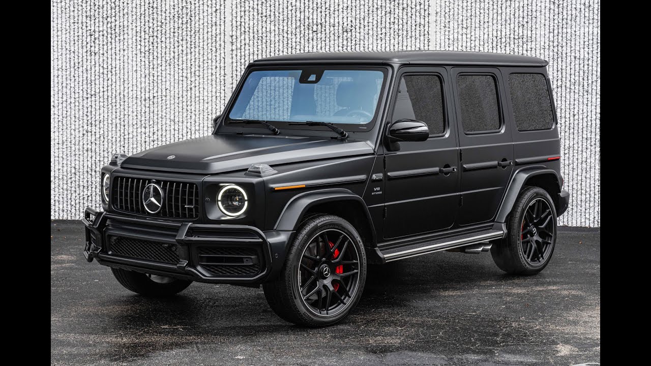 Designo Night Black Magno 2020 Mercedes-Benz G63 AMG with a Bengal Red ...