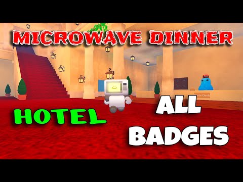 Hotel - Microwave Dinner - WORLD 1 - ALL BADGES [ROBLOX 🔥] - YouTube
