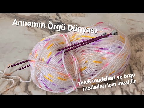 Annemin örgü dünyası ile bebek yelek modelleri yelek modelleri🎉 knitting baby blanket