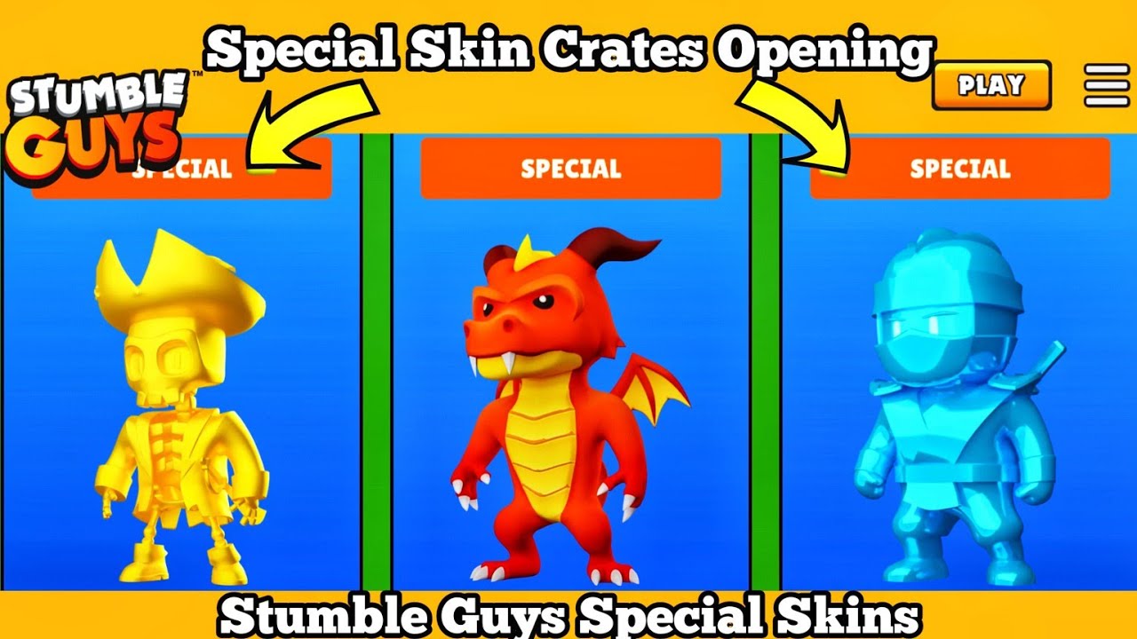 Special Skin Crates Opening | 700 Stumble Tokens Crates Opening in ...
