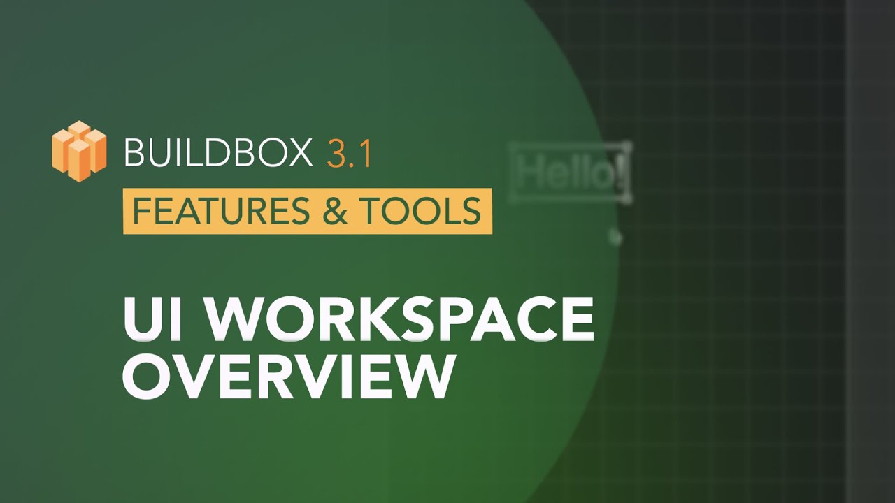 Workspace Overview: UI Screen - YouTube
