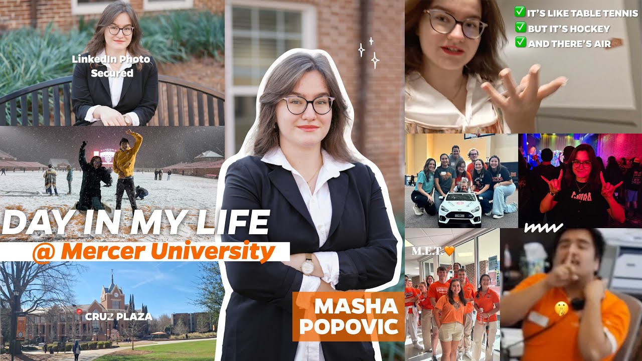 Day In The Life of an International Student at Mercer University! - YouTube
