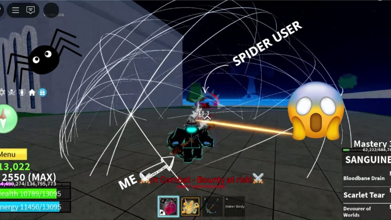 ME VS FULL AWK SPIDER USER PVP!! [BLOX FRUIT][ROBLOX] - YouTube